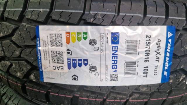 Triangle AgileX AT TR292, 215/70R16, 16", 50 шт, 215 мм, 70 %, радиальный, Грязь AT, без шипов ...