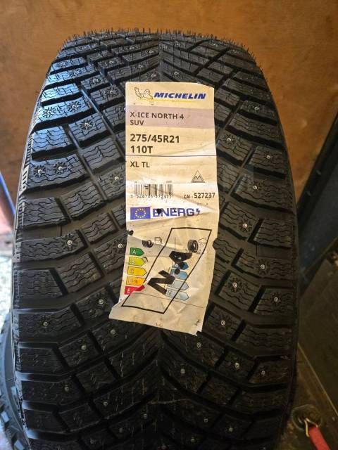 Michelin X-Ice North 4 SUV, 275/45 R21, 21", 1 шт, 275 мм, 45 %, радиальный, зимние. Цена: 175 ...