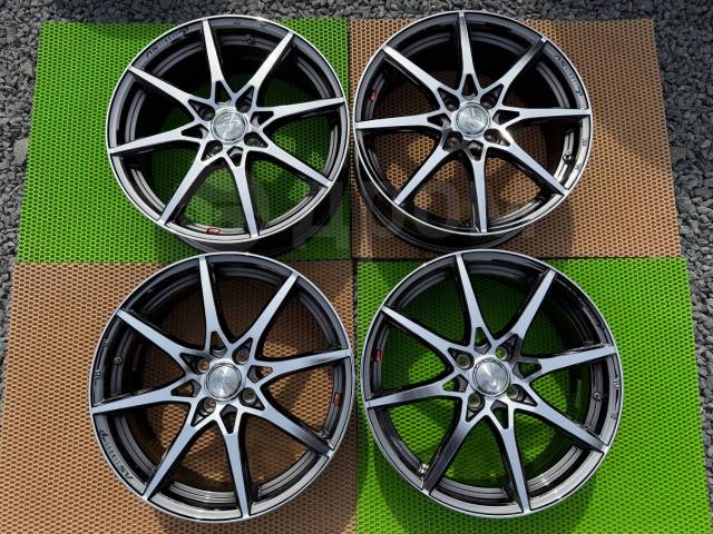 Свежие В Тёмном Хроме Weds Leonis SV R17 4/100, 17", 1 шт, Ширина диска 6.5" Вылет (ET) 50 мм ...