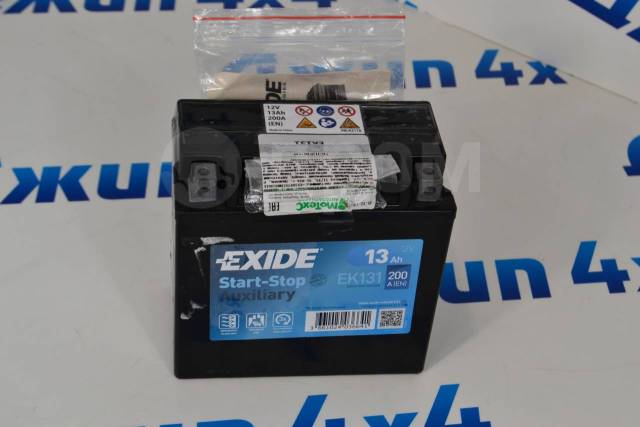 Аккумулятор дополнительный Jeep Wrangler JL (AGM AUX14 12V 13Ah 200A ...