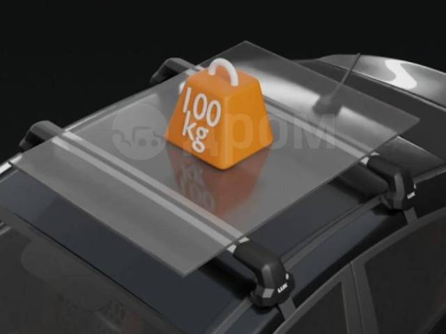 Багажник LUX CITY поперечины дуги на крышу Mazda CX-5 II чёрные, новый, в наличии. Цена: 15 200 ...