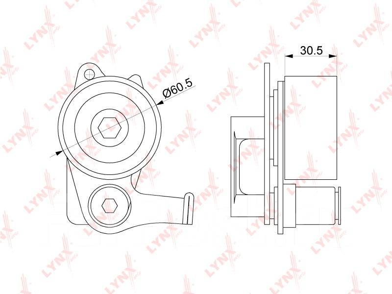 Купить Ролик натяжной ремня ГРМ Toyota Land Cruiser(70/80) 4.2D 97 в ...