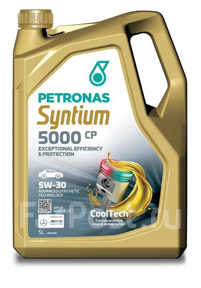 Масло моторное Petronas Syntium 5000 CP 5W-30 (5л) 70830M12EU ...
