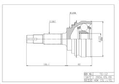 Запчасть TO012A - Купить шрус подвески наружный в Красноярске! Цены ...
