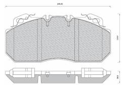 Запчасть 290900090100 - Купить колодки тормозные! Цены. Фото автозапчастей